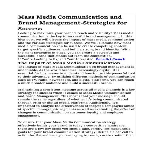 Mass Media Communication and Brand Management[1].pdf