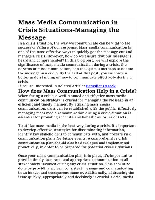 navigating-chaos-mastering-crisis-communication-and-its-undeniable ...