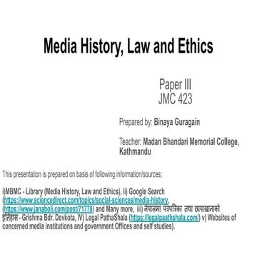 Mass Media & Journalism History -World.pdf | History | Genres