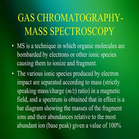 Mass spectroscopy | PPT
