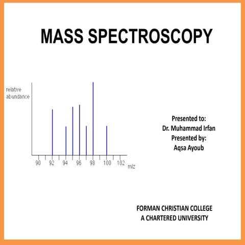 mass spectrOSCOPY