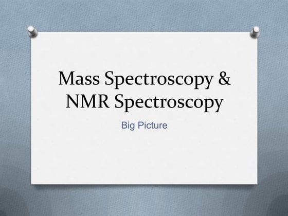 NMR spectroscopy | PPT