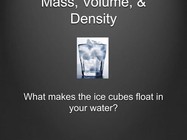 Density!!!!!! | PPTX