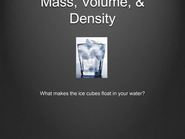 Density!!!!!! | PPTX