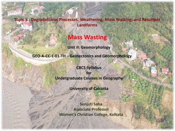 Definition, classification & types of landslide | PPTX