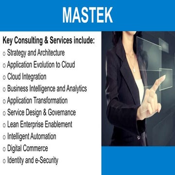 Mastek Consulting | PDF
