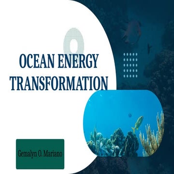 Ocean Energy Transformation in the Earth.pptx