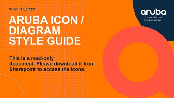 Aruba Icon Library - 2024 Useful Presentation | PPTX