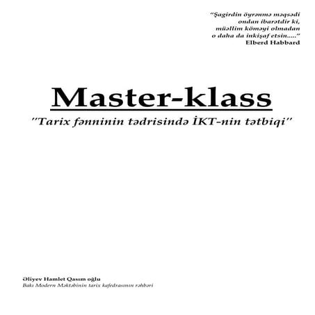 Master klass | PDF
