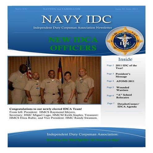 NAVY IDC JUN 2011 EDITION (2) | PDF
