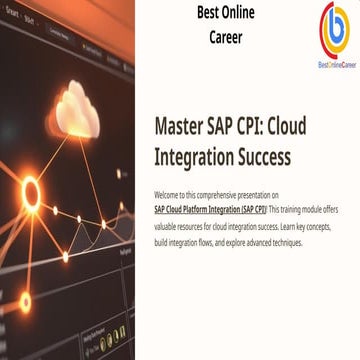 Master-SAP-CPI-Cloud-Integration-Success | PPTX