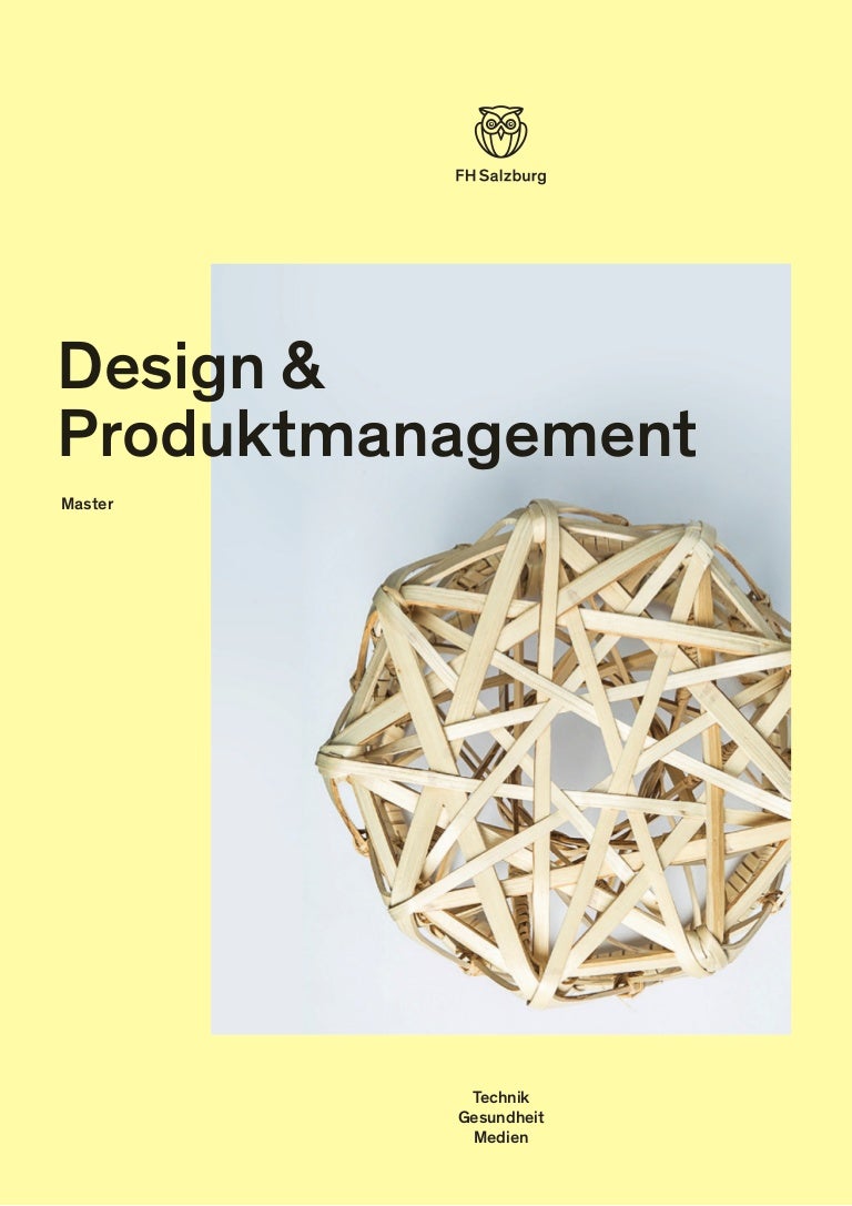 Master Studium Design & Produktmanagement