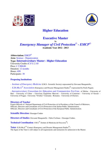 Emergency Management | PDF