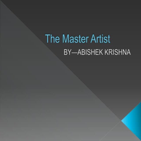 Master artist GRADE 7 | PPTX | Painting | Arts and Crafts