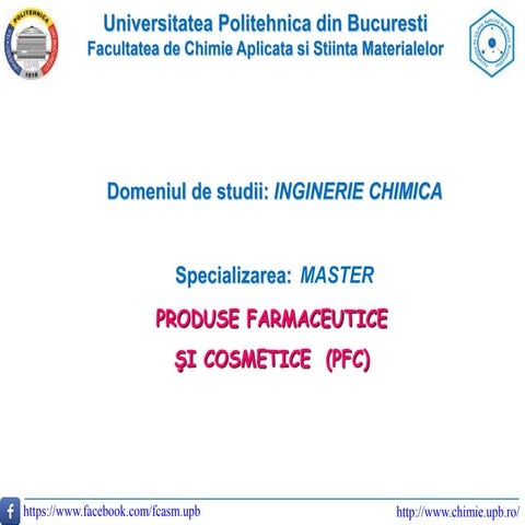 Produse Farmaceutice si Cosmetice | PPTX