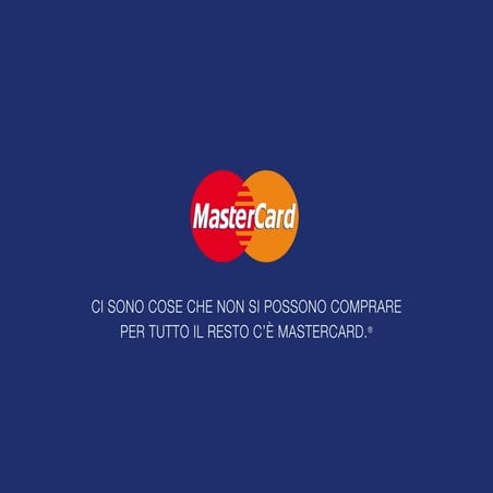 Analisi - Mastercard Tv Commercial (La Moda) | PDF