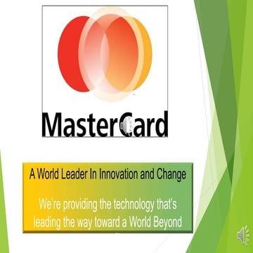 Master card project | PPTX