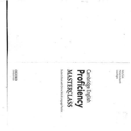 Masterclass proficiency | PDF | Postgraduate Education | College Education