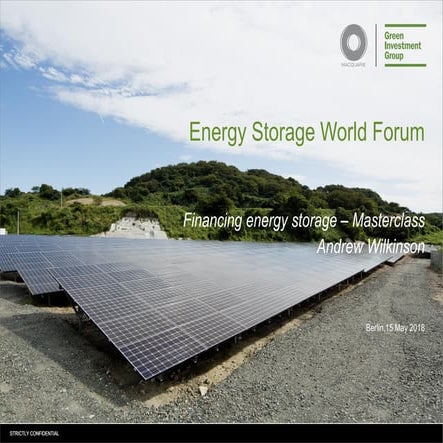 Financing energy storage – Masterclass By Green Investment Group | PDF ...