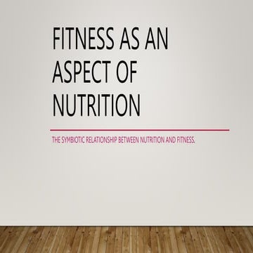 Presentation on fitness and healthy life .pptx