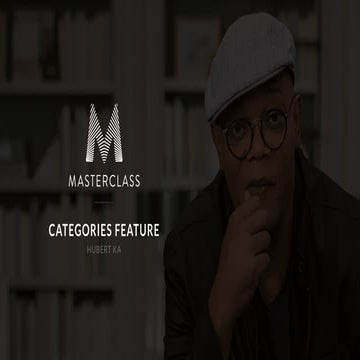 MasterClass - Categories Feature | PDF