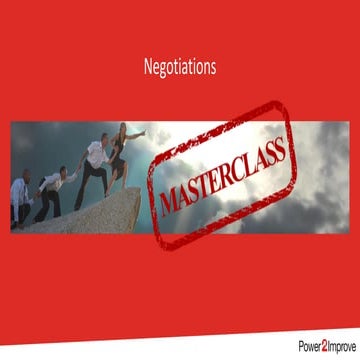 Masterclass negotiations handout | PDF