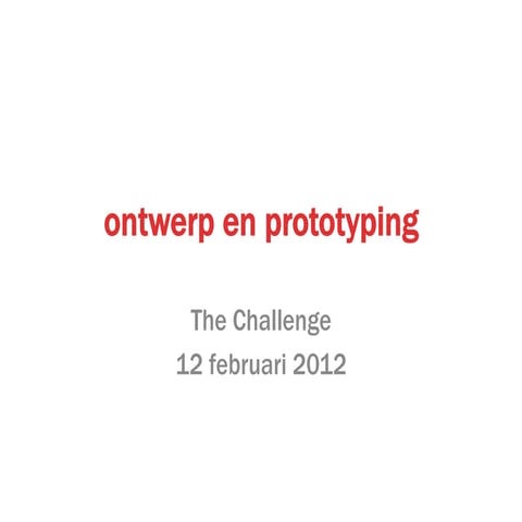 Masterclass Prototyping | PDF | Technology & Computing