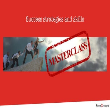 Masterclass success strategies and skills | PPT