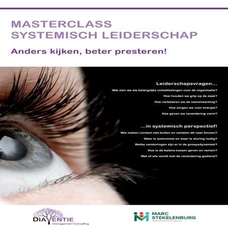 Masterclass systemisch leiderschap | PDF