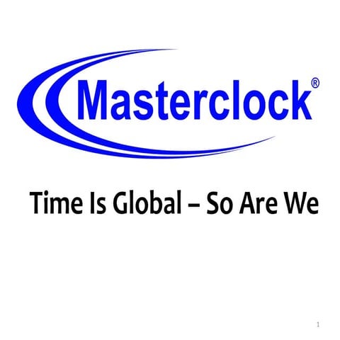 About Masterclock, Inc. | PPTX