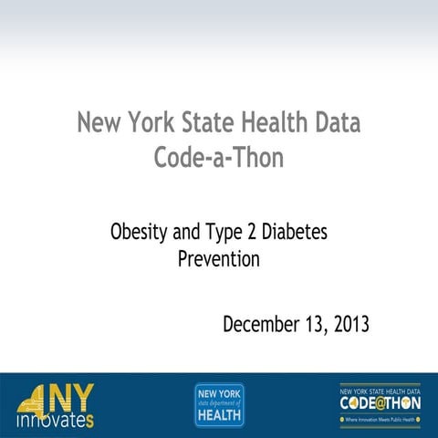 NYSDOH Health Data Code-a-Thon Webinar | PDF