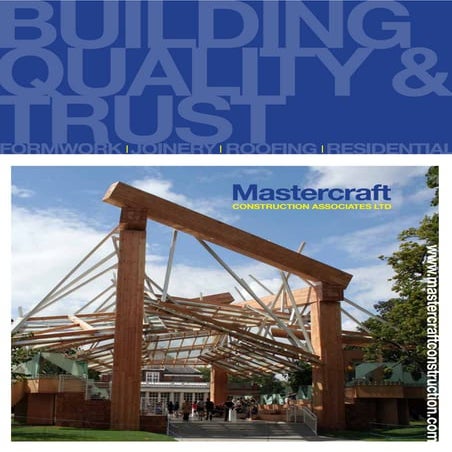 An introduction to Mastercraft Construction | PDF