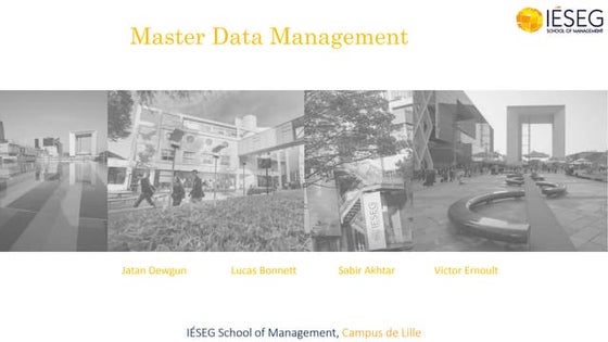 Master Data Management | PPT