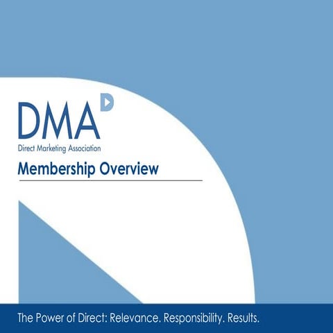 Why you need to join the DMA! | PPT | Advertising Industry | Industries
