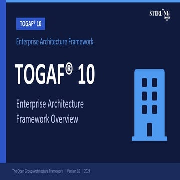 TOGAF® 10 Guide to Modern Enterprise Architecture | PDF