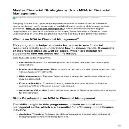 Financial Management Questions and Answers | PDF