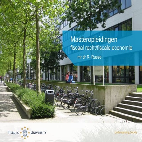 Master Fiscale Economie en Fiscaal Recht | PPTX