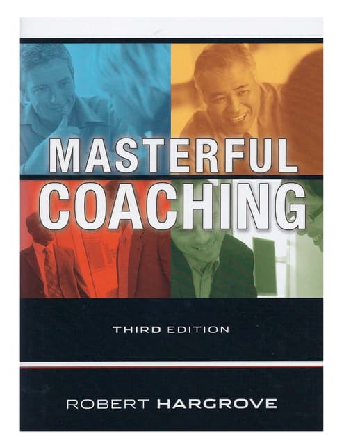 Masterful Coaching presentations