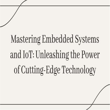 Expert Embedded Systems & IoT Training in Bhubaneswar | PPT