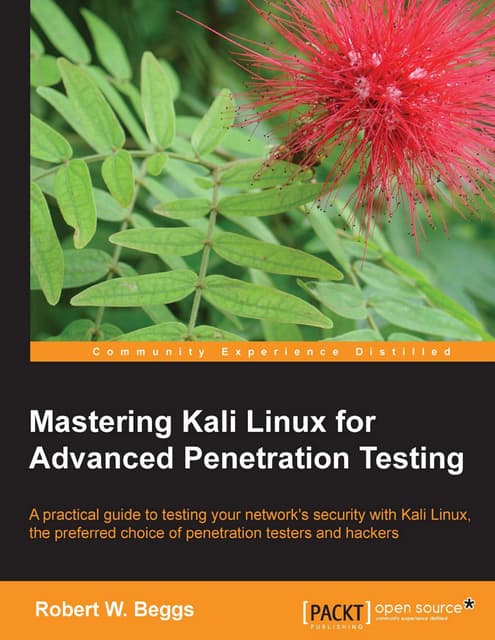 Mastering Kali Linux For Advanced Penetration Testing Book Look2linux