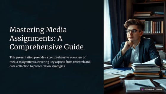 Media Assignment Help - my assignments pro | PPT