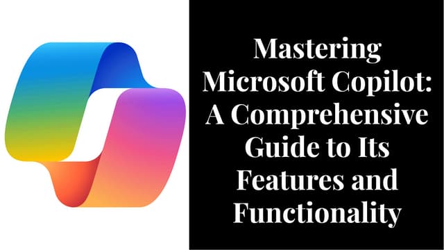 Mastering Microsoft Copilot A Comprehensive Guidepdf Shareware And