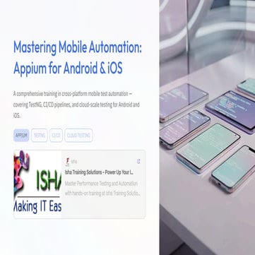 Mastering-Mobile-Automation-Appium-for-Android-and-iOS | PDF