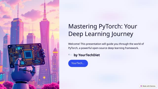 Mastering PyTorch: A Comprehensive Guide for Deep Learning Enthusiasts ... Mastering PyTorch: A Comprehensive Guide for Deep Learning Enthusiasts ...
