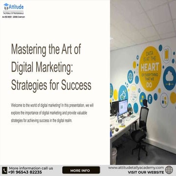 Mastering Digital Marketing: Strategies, Tools, and Trends | PPTX