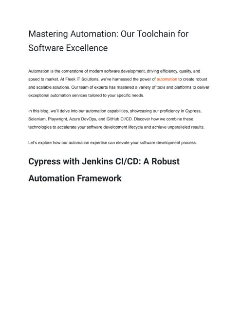 Hike Qa Test Automation Framework Pdf