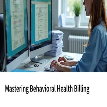 Mastering Behavioral Health Billing: Codes, Services & Solutions for Modern Practices | PDF
