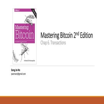 Mastering bitcoin chap6 | PPT