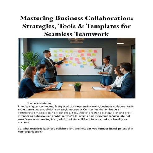 Mastering Business Collaboration_ Strategies, Tools & Templates for ...
