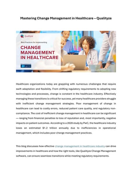 Mastering Change Management in Healthcare.pdf Mastering Change Management in Healthcare.pdf